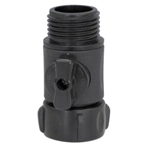 fimco 7771873 (oem no. 5143419) single shut-off valve for lawn & garden sprayers with manifolds, 3/4" orifice size, black nylon