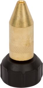 roundup 181331 brass adjustable nozzle, black & gold color