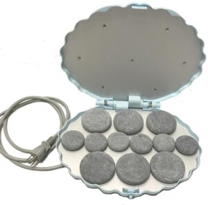 therapist’s choice® portable hot stone warmer with 12 stones for massage therapy