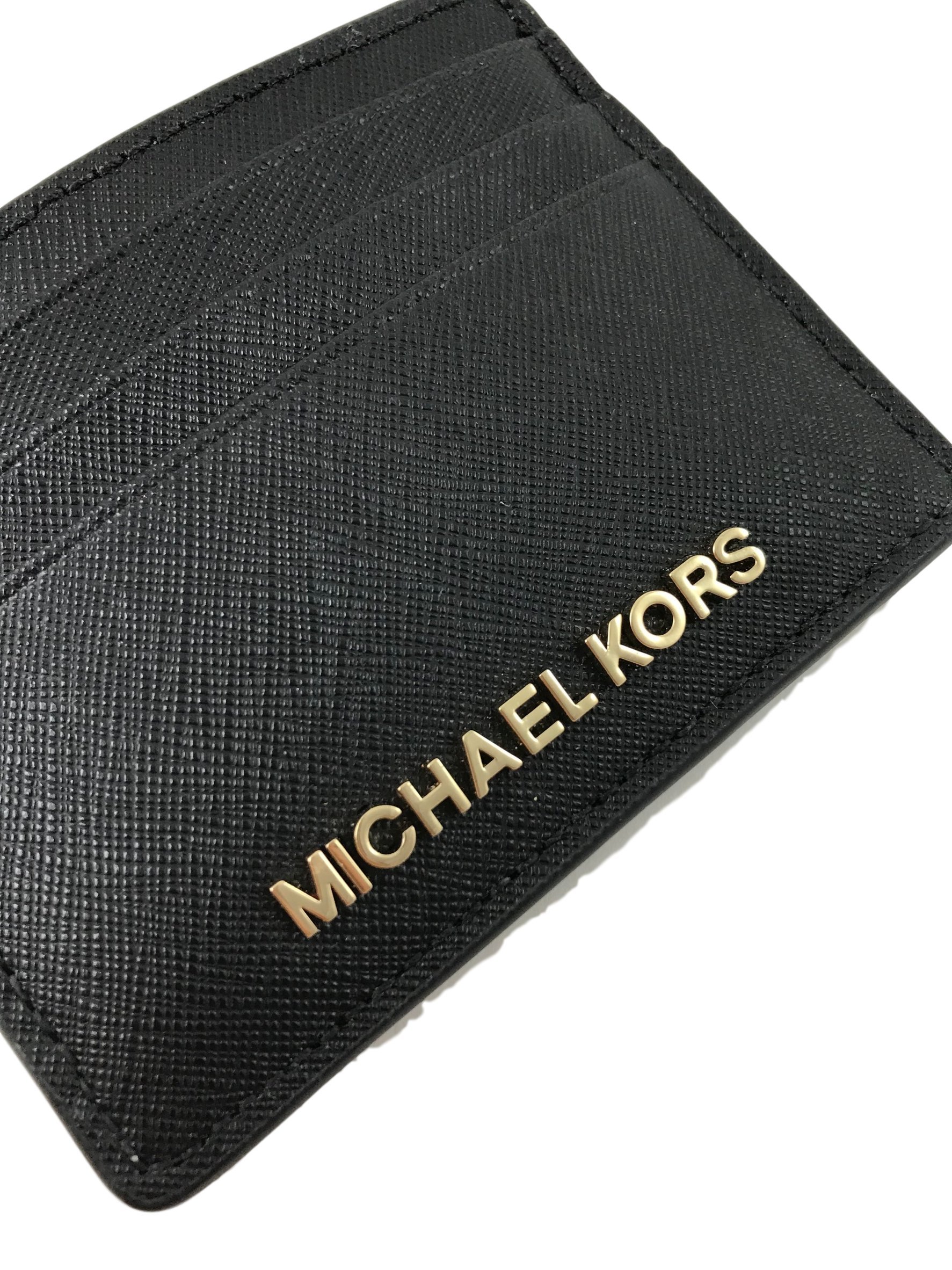 Michael Kors Jet Set Travel Large Card Holder - Black