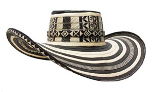 col-p colombian hat sombrero sinuano 21 vueltas made by colombian artisans white