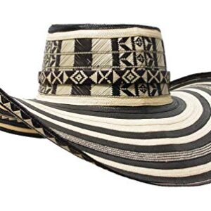 col-p Colombian Hat Sombrero Sinuano 21 Vueltas Made by Colombian Artisans White