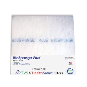 custom sized biosponge plus refill(s) for the airteva & healthsmart filter