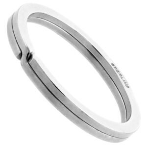 sterling silver split ring key ring 33mm (1 1/4 inch)