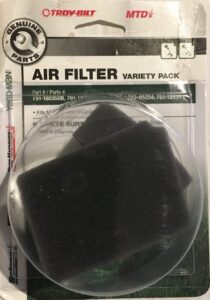 mtd genuine parts air filter - variety pack