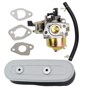 hifrom carburetor carb replace replacement for honda gxv120 gxv140 gxv160 hr194 lawn mower 16100-ze6-w01 with air filter replacement for gxv160 hr216 hru216 17211-ze7-w03