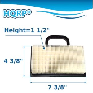 HQRP Filter Cartridge with Pre-cleaner compatible with Husqvarna LGT2654 GTH2448T YTH2242T YTH2348 YTH2448T YTH2454T (2006-05) Riding Mower, 531307044 / 499486S Replacement