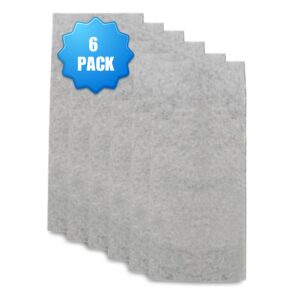 smellrid carbon medical odor absorbent pads: 6 (4"x16") gray