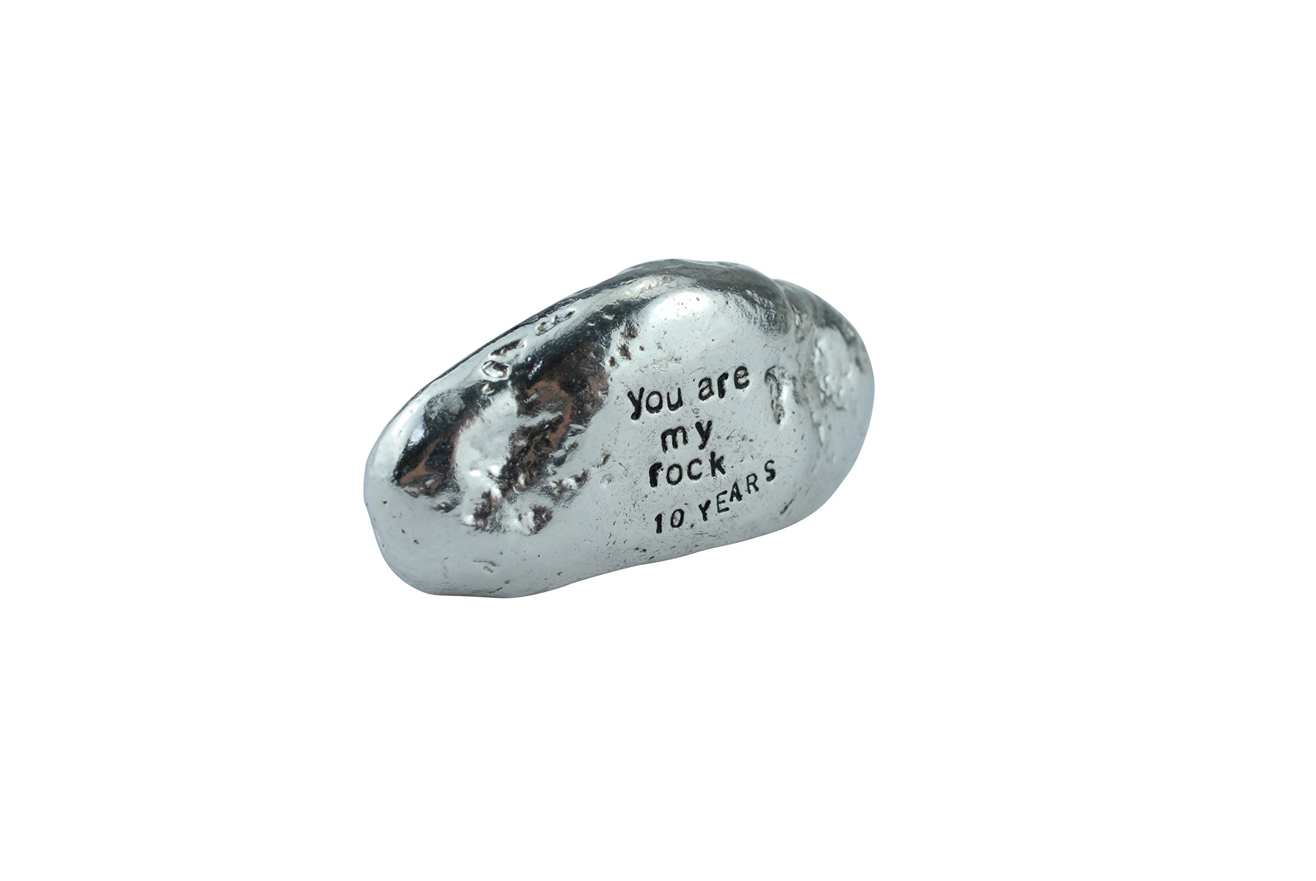 Pirantin 10th Anniversary 100% Tin You are My Rock Gift Idea - Solid Metal Heavy Rock Gift for 10 Year Anniversary