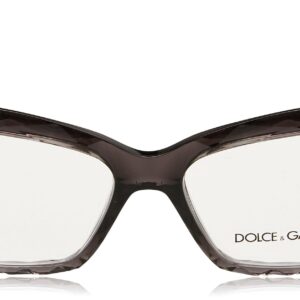 Dolce & Gabbana Dolce & Gabanna Transparent Grey Woman Cat Eye Eyeglasses