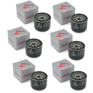 laser replacement for (pack of 6) oil filters ariens & gravely 21548100, 21520800, 21551600 & grasshopper 100803