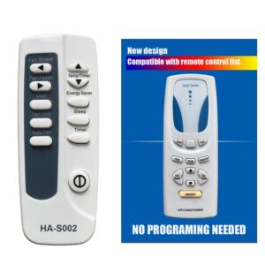 ha-s002 replacement for sharp air conditioner remote control yk1e works for af-q60px af-q80px af-q100px af-q120px af-q60rx af-q80rx af-q100rx af-q120rx xv-5614