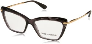 dolce & gabbana dolce & gabanna transparent grey woman cat eye eyeglasses