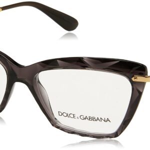 Dolce & Gabbana Dolce & Gabanna Transparent Grey Woman Cat Eye Eyeglasses