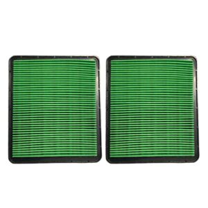 heyzlass 2 pack gcv160 air filter, compatible with honda engine gc160 gc190 gcv190 gx100 17211-zl8-023, replace lawn mower flat oem air cleaner