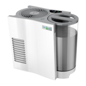 vornado evdc300 energy smart evaporative humidifier with automatic shut-off, 1 gallon capacity, led display, white