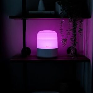 Crane Ultra-Quiet 3-in-1 Humidifier, Essential Oil Aroma Diffuser & Soothing Sleep Light - Compact 0.5 Gallon Capacity with Adjustable Night Light & Fragrance Tray - Ideal for Bedroom, Office, Nursery