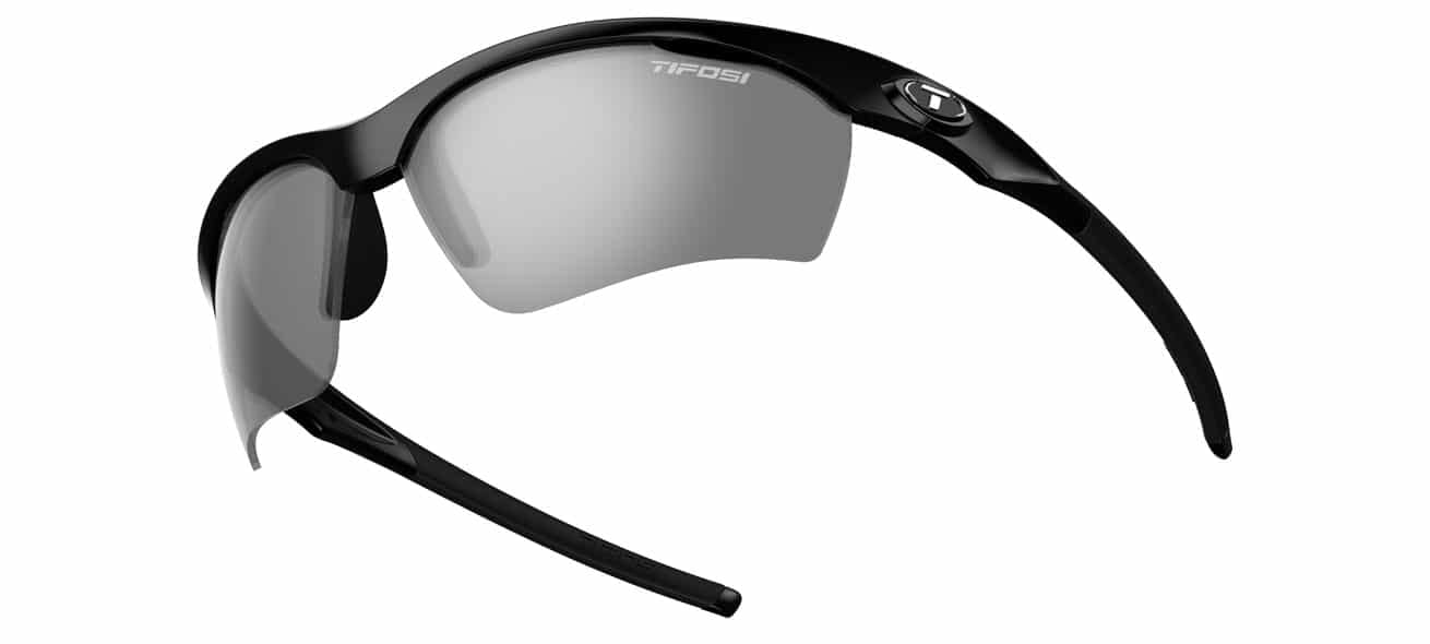 Tifosi Vero Sunglasses (Gloss Black, Smoke Polarized)