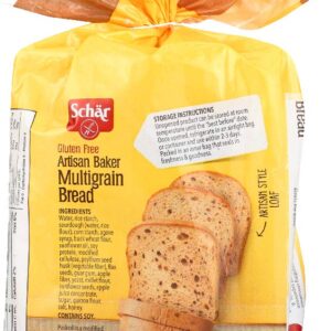 Schar NEW Gluten Free, Artisan Baker 10 Grains & Seeds Bread, 13.6 oz (Pack of 3)