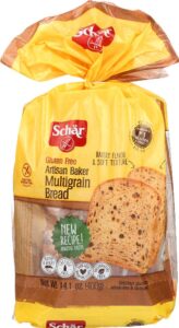 schar new gluten free, artisan baker 10 grains & seeds bread, 13.6 oz (pack of 3)