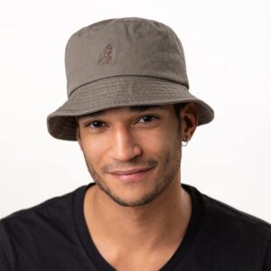 Kangol Washed Bucket Hat - Black/XL Black, X-Large