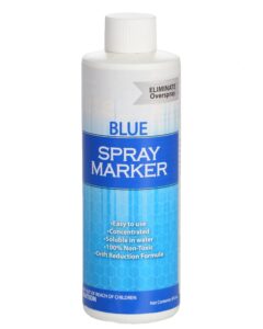 blue spray marker - (8 ounces) - weed spray dye, herbicide dye, fertilizer marking dye, turf mark and blue herbicide marker