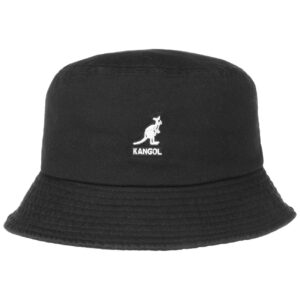 Kangol Washed Bucket Hat - Black/XL Black, X-Large