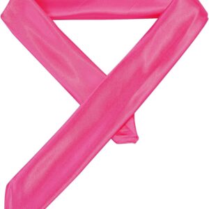 SATINIOR Chiffon Scarf Square Neck Scarf Handkerchief Retro Satin Ribbon Scarf for Women Girls