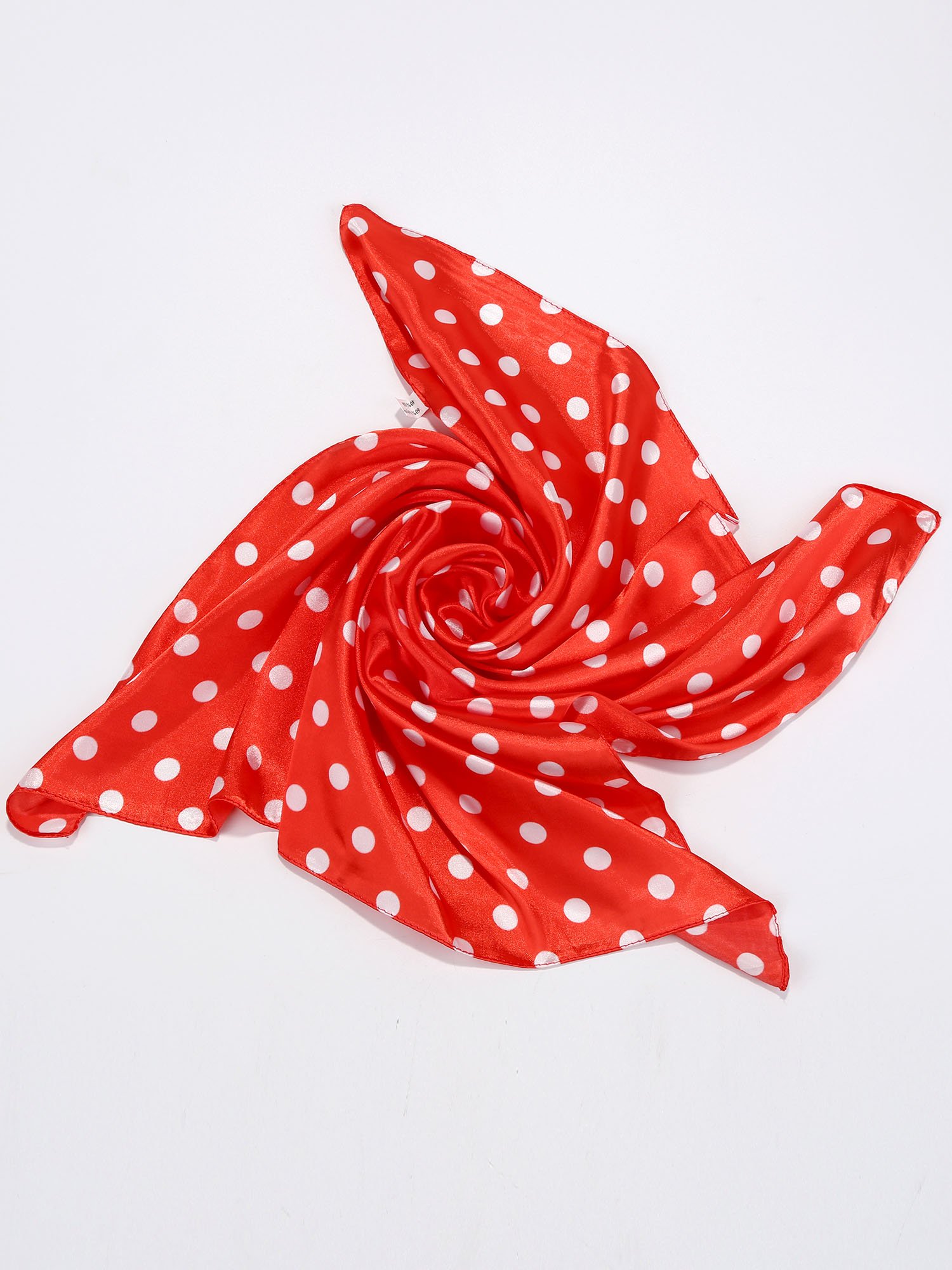 SATINIOR 1950s Chiffon Scarf Chiffon Scarf Square Handkerchief Neck Scarf Satin Ribbon Scarf Hair Tie for Women