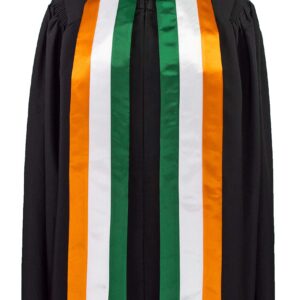 Vision Wear Ireland Flag Graduation Sash/Stole International Study Abroad Adult Unisex