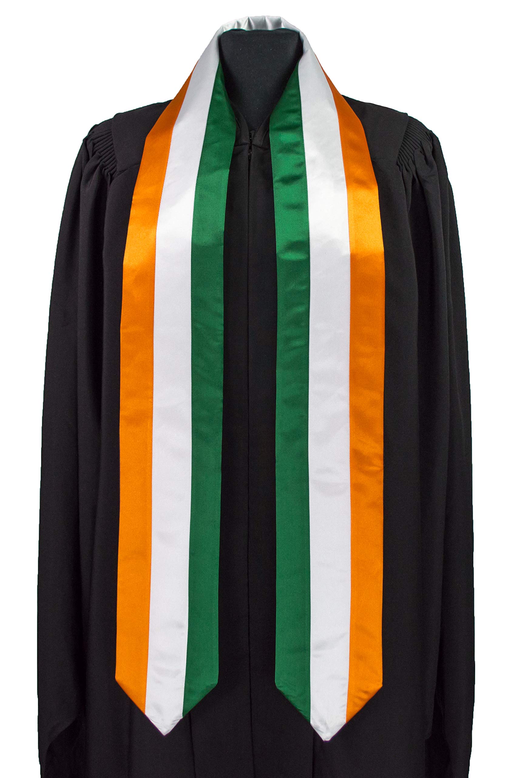 Vision Wear Ireland Flag Graduation Sash/Stole International Study Abroad Adult Unisex