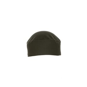 chef works unisex total vent beanie, black, large-x-large