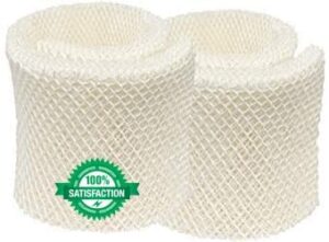 aqua green maf1 filter compatible with aircare maf1, kenmore 14906 humidifier replacement wick filter (2-pack)