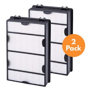 Filter-Monster True HEPA Replacement Filter Compatible with Holmes HAPF600 (B Filter) Console Allergen Remover Filter, 2 Pack