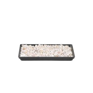 brussel's 8" humidity tray with decorative rocks