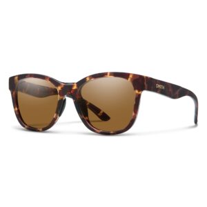 smith caper lifestyle sunglasses - matte tortoise | chromapop polarized brown