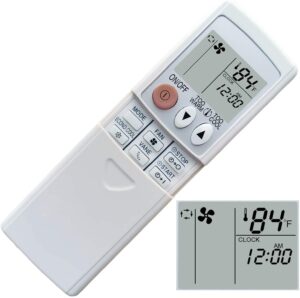 rcecaoshan replacement for mitsubishi electric air conditioner remote control for msz-ge06na-8 msz-ge09na-8 msz-ge12na-8 msz-ge15na-8 msz-ge18na-8 msy-ge09na-8 msy-ge12na-8 msy-ge15na-8 msy-ge18na-8