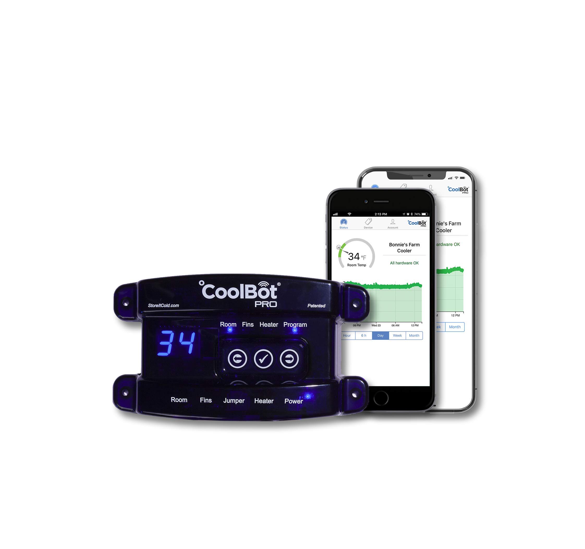 COOLBOT Pro 34ºF Walk-in Cooler Controller for Air Conditioners (Wi-Fi Enabled)