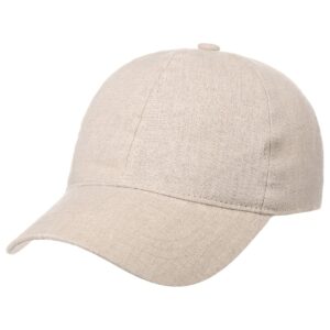 lipodo linen cap women/men beige one size