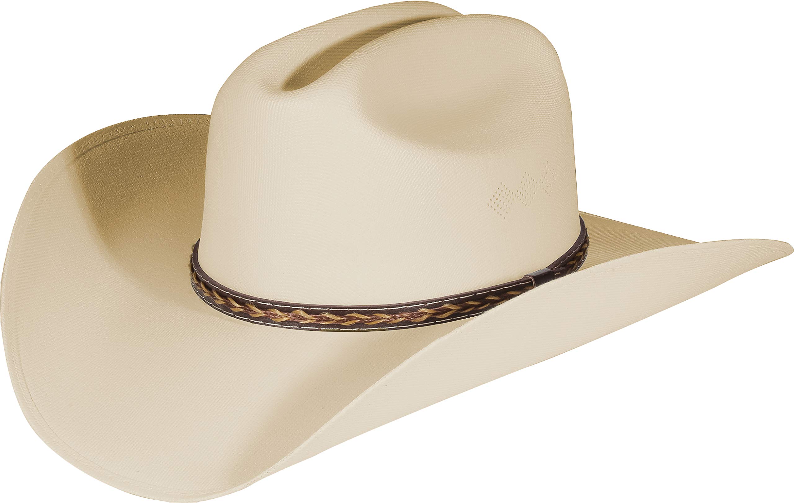 Enimay Western Cowboy & Cowgirl Hat Pinch Front Wide Brim Style (Large | X-Large, Classic Sand)