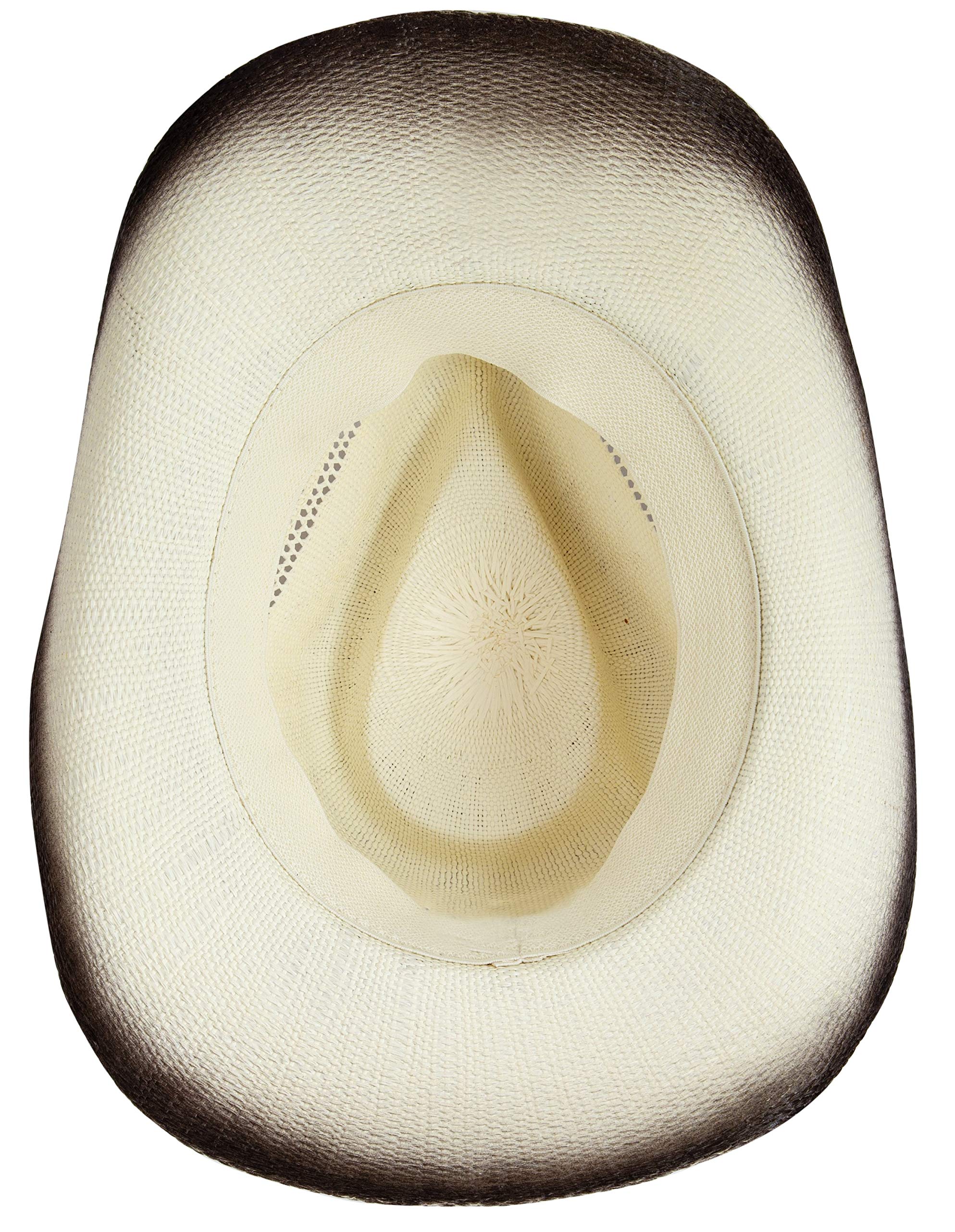 Queue Essentials Straw Cowboy Hat for Men Cowgirl Hat for Women Western Wide Brim Hat Hats - D