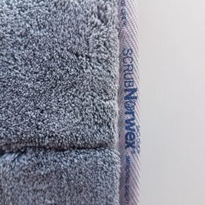 Norwex Graphite (Gray) Bathroom Scrub mitt.