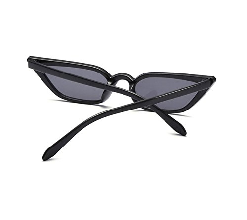 W&Y YING Small Cat Eye Sunglasses for Men and Women Skinny Retro Frame Y2K Shades Trendy Fun Fashion Glasses