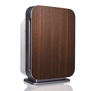 alen air purifier breathesmart 75i hepa w/ pure filter for large rooms up to 2600 sq. ft. - perfect for living room & kitchen - captures allergens, dust, & mold - espresso