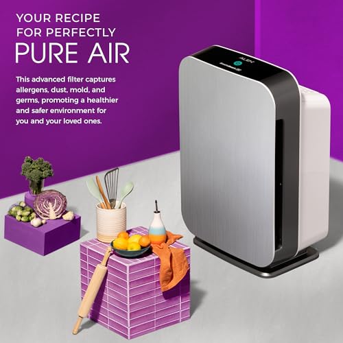 Alen Air Purifier BreatheSmart 75i HEPA w/ Pure Filter for Rooms up to 2600 Sq. Ft. - Perfect for Living Room & Kitchen - Captures Allergens & Dust