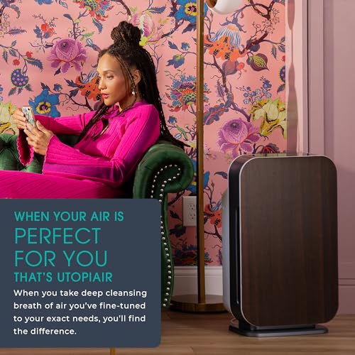 Alen Air Purifier BreatheSmart 75i HEPA w/ Pure Filter for Rooms up to 2600 Sq. Ft. - Perfect for Living Room & Kitchen - Captures Allergens & Dust