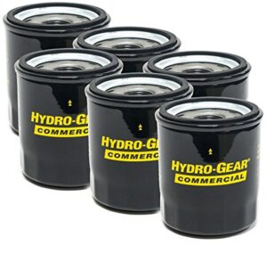 hydro-gear 6pk genuine oem hydraulic oil filters replacement for 52114 ariens 21545100 bad boy 063-1050-00 toro 109-3321 ferris snapper 5101026x1 5101026x1sm gravely 21545100 hustler 600976