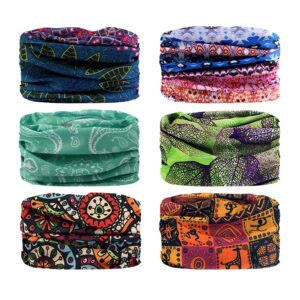 joeyoung headwear, bandana, neck gaiter head wrap headband balaclava magic scarf