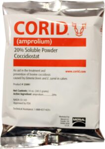 huvepharma corid 20% soluble powder for calves