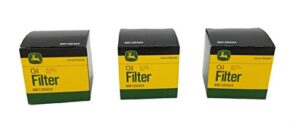 john deere original equipment package of three oil filters - am125424 (3)